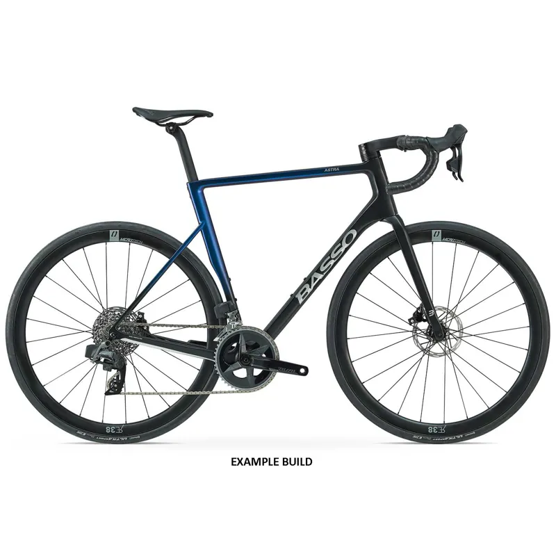 2023 Basso Astra Disc Ultegra Di2 Road Bike in Chameleon Purple